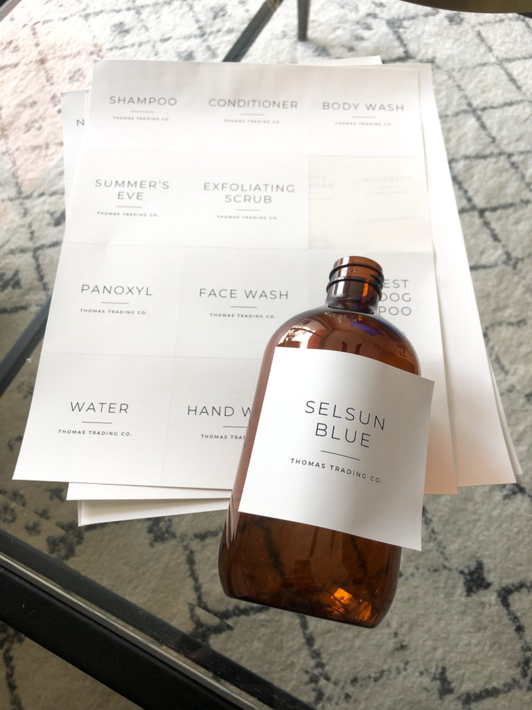 DIY: How To Upgrade Your Bathroom With Custom Toiletry Bottles ...