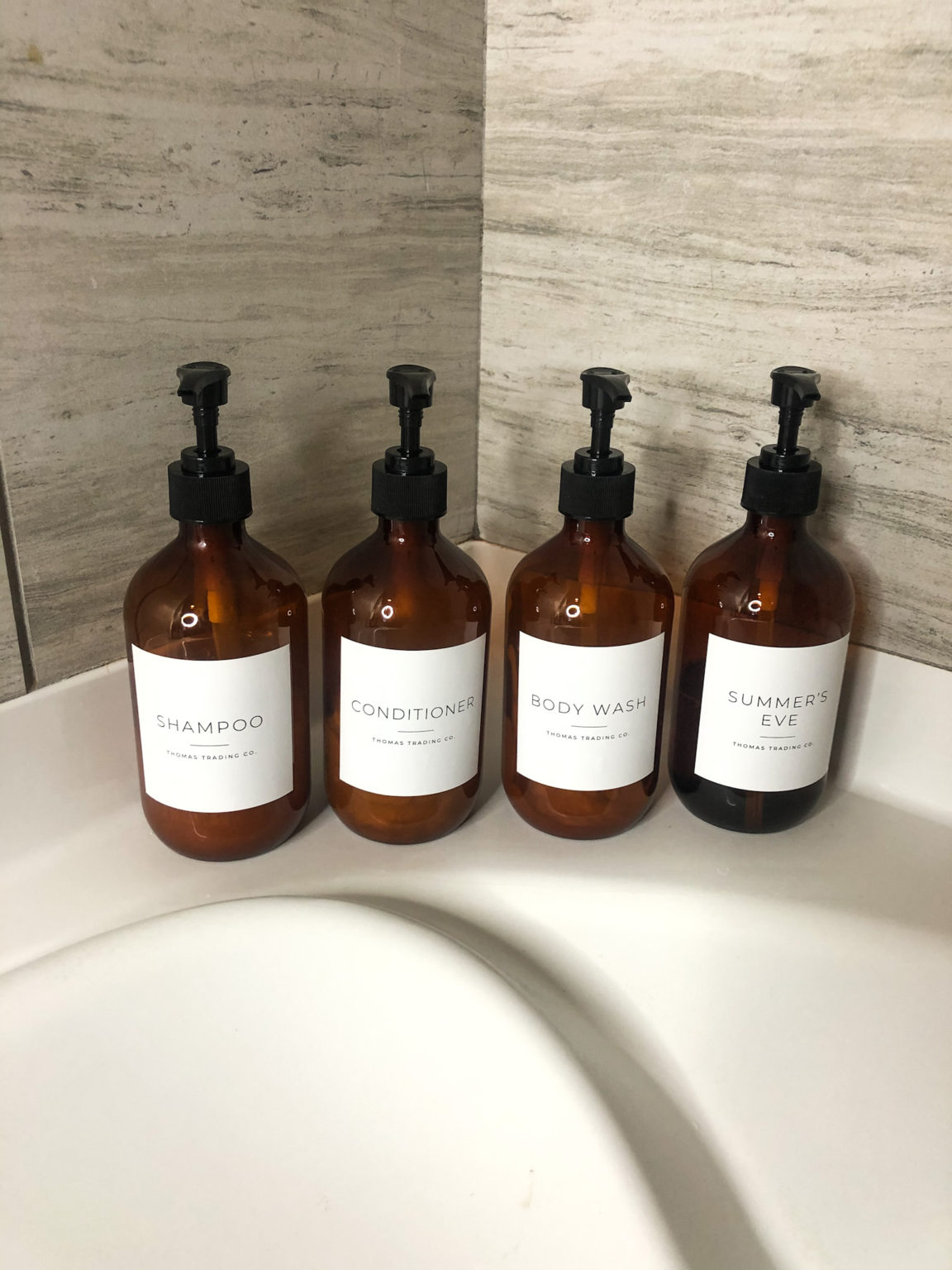 DIY: How To Upgrade Your Bathroom With Custom Toiletry Bottles ...